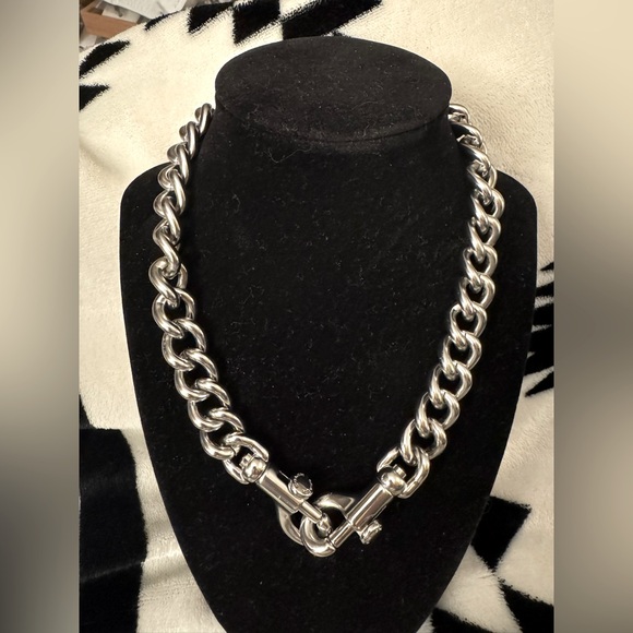 Coach | Accessories | Coach Silver Chunky Link Chain Strap 8 | Poshmark